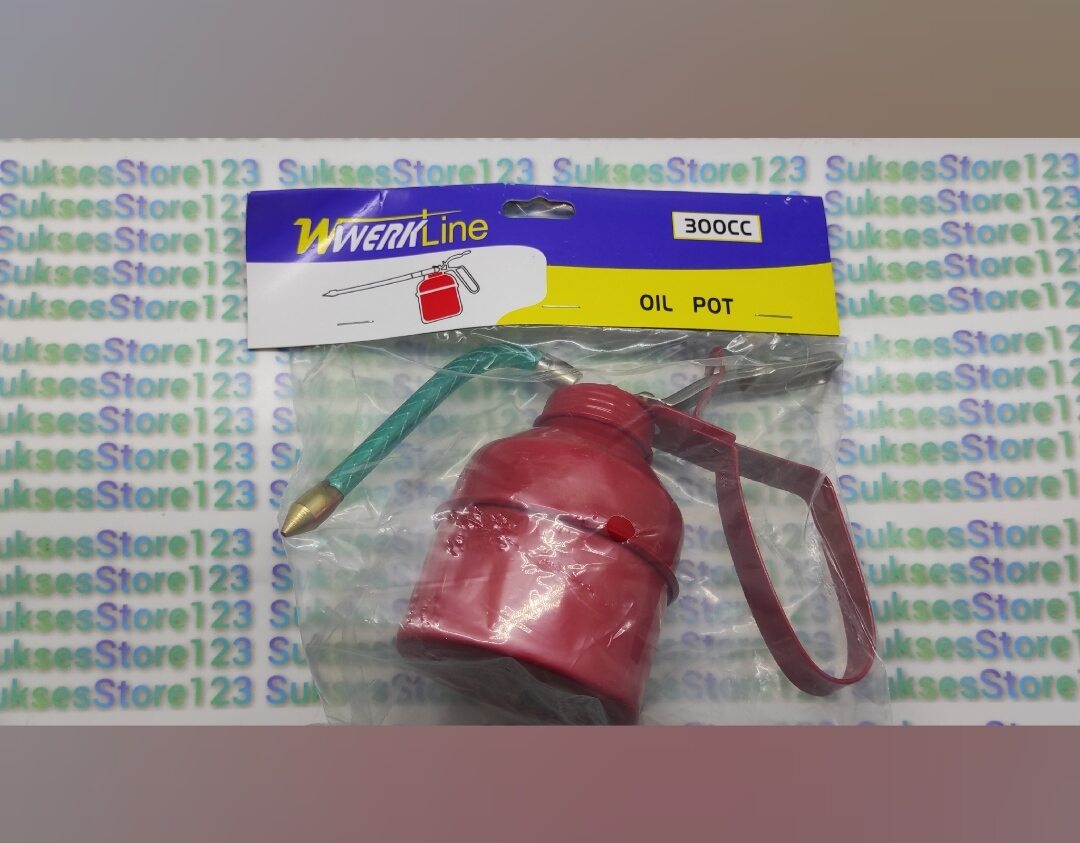 Oil Can Kaleng 300cc / Botol Pompa Semprotan Oli 300 cc / Oli Can Besi ...