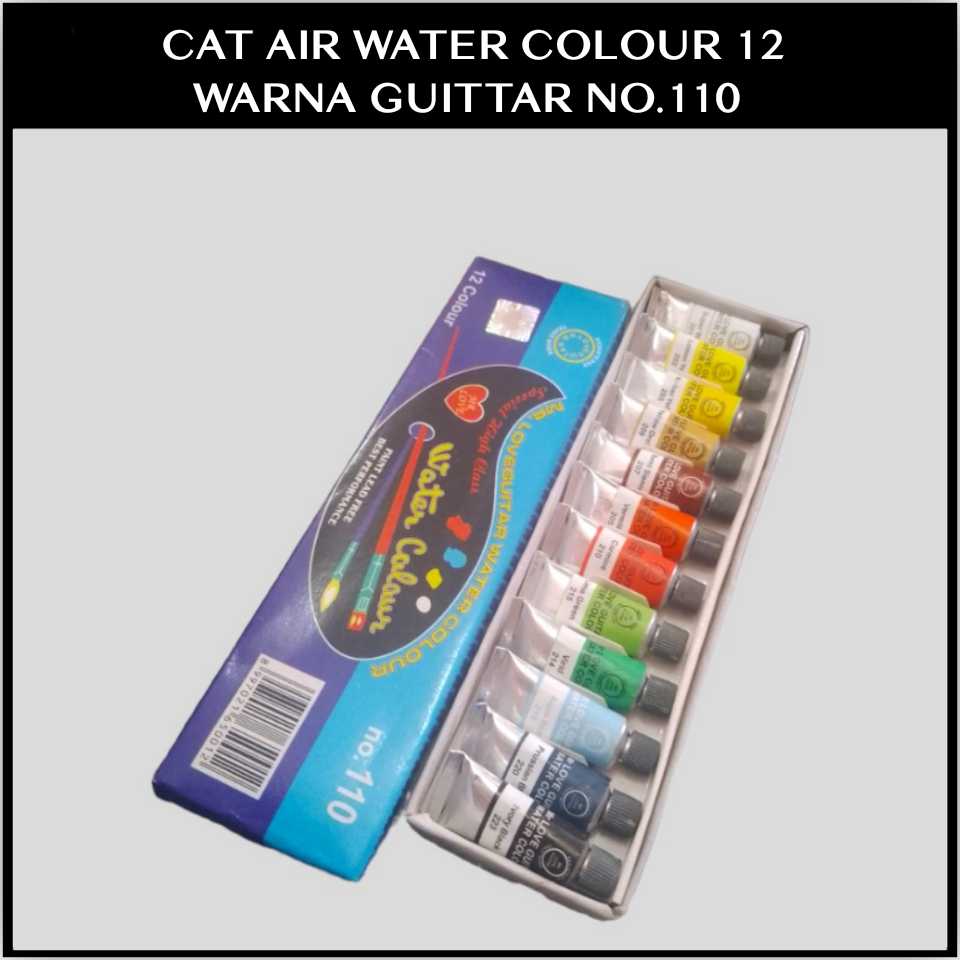 1 Set Cat Air / Cat Lukis Water Colour Guitar No.110 12 Warna | Lazada Indonesia
