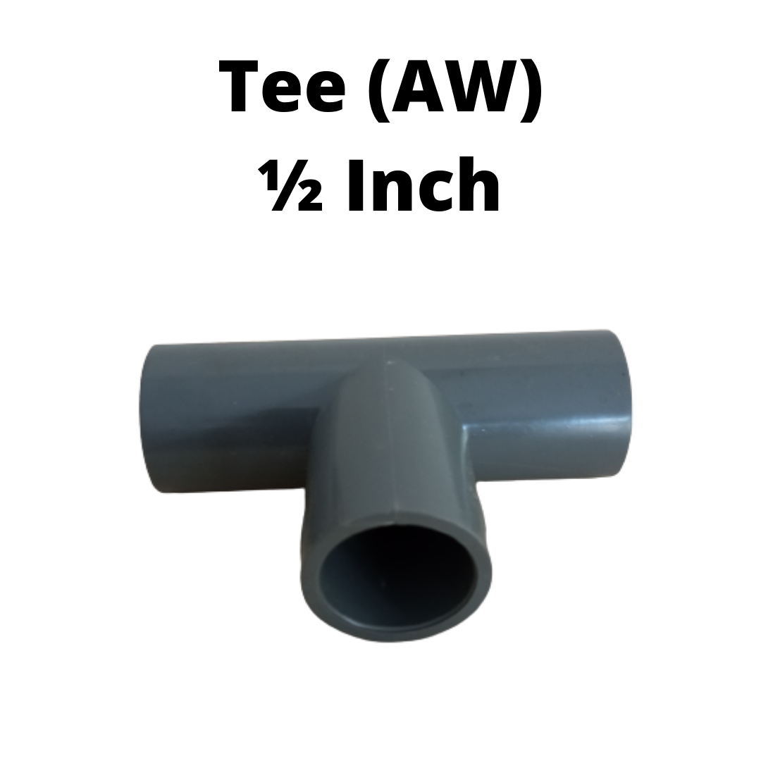 Tee 1/2 inch Maspion PVC Sambungan Pipa T ( AW ) / Sok T / Pipa T ...