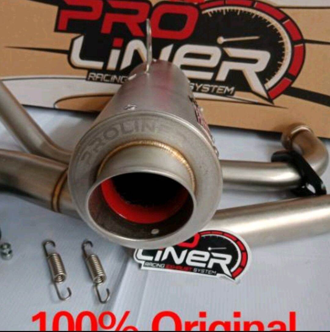 Knalpot Proliner TR 1 R Pro Liner TR-1 R Long MX King 150 - Jupiter MX ...