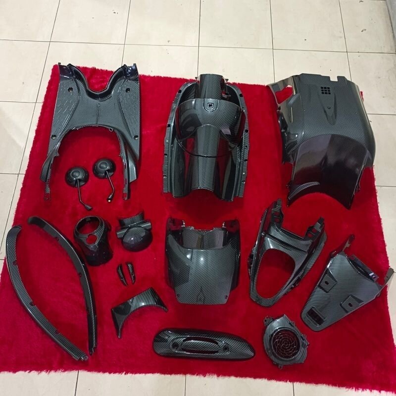 paketan cover body scoopy karbu full carbon | Lazada Indonesia