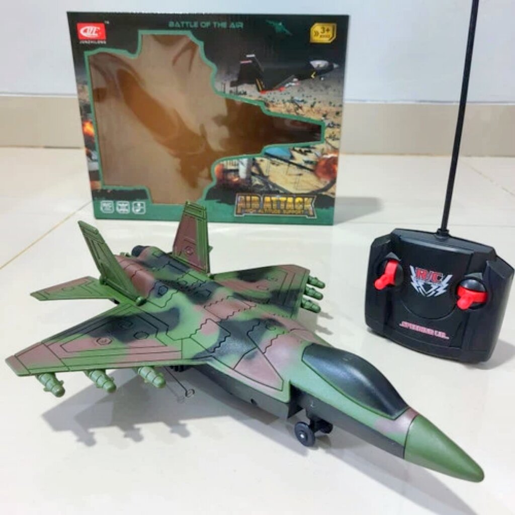 RC Pesawat Jet Militer Remote Control Baterai Anak Laki Edukasi ...