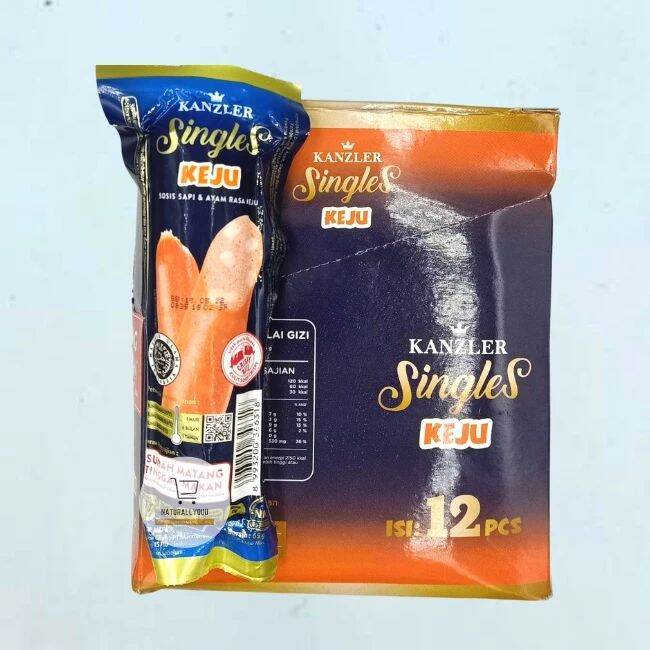 Kanzler Singles Kanzler Sosis 65 gram 1 pcs varian rasa | Lazada Indonesia