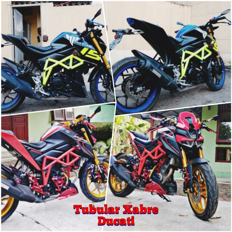 Tubular custom yamaha xabre model ducati | Lazada Indonesia