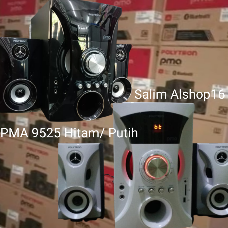 SPEAKER POLYTRON BLUETOOTH KAROKEAN PMA 9525 RADIO FM | Lazada Indonesia