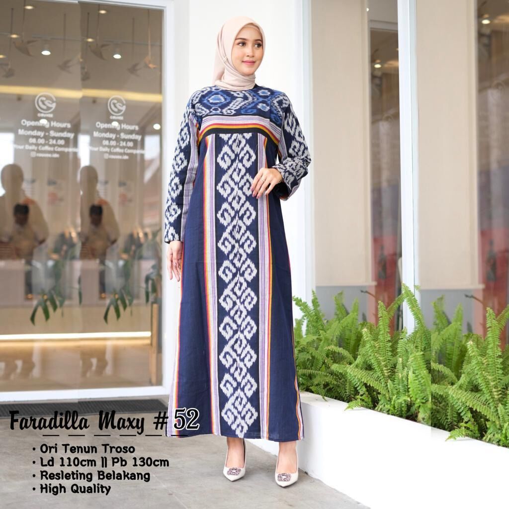 Gamis Centini Maxy tenun /blus tenun / rok tenun / atasan tenun ...