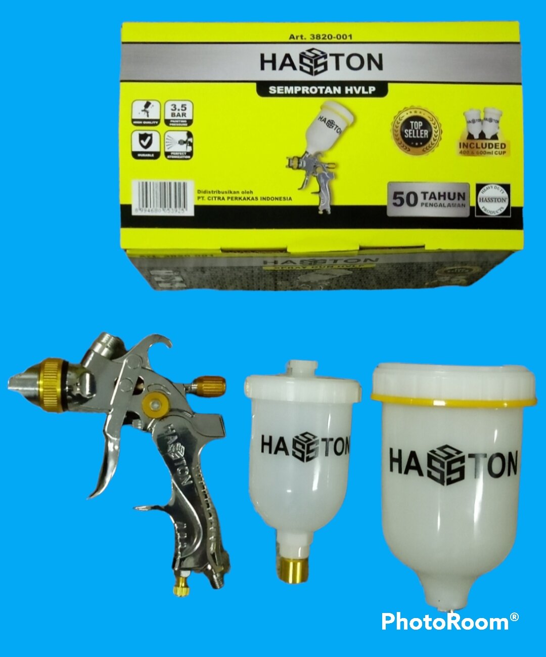 Spray Gun - Semprot Cat HVLP Hasston Low Pressure | Lazada Indonesia