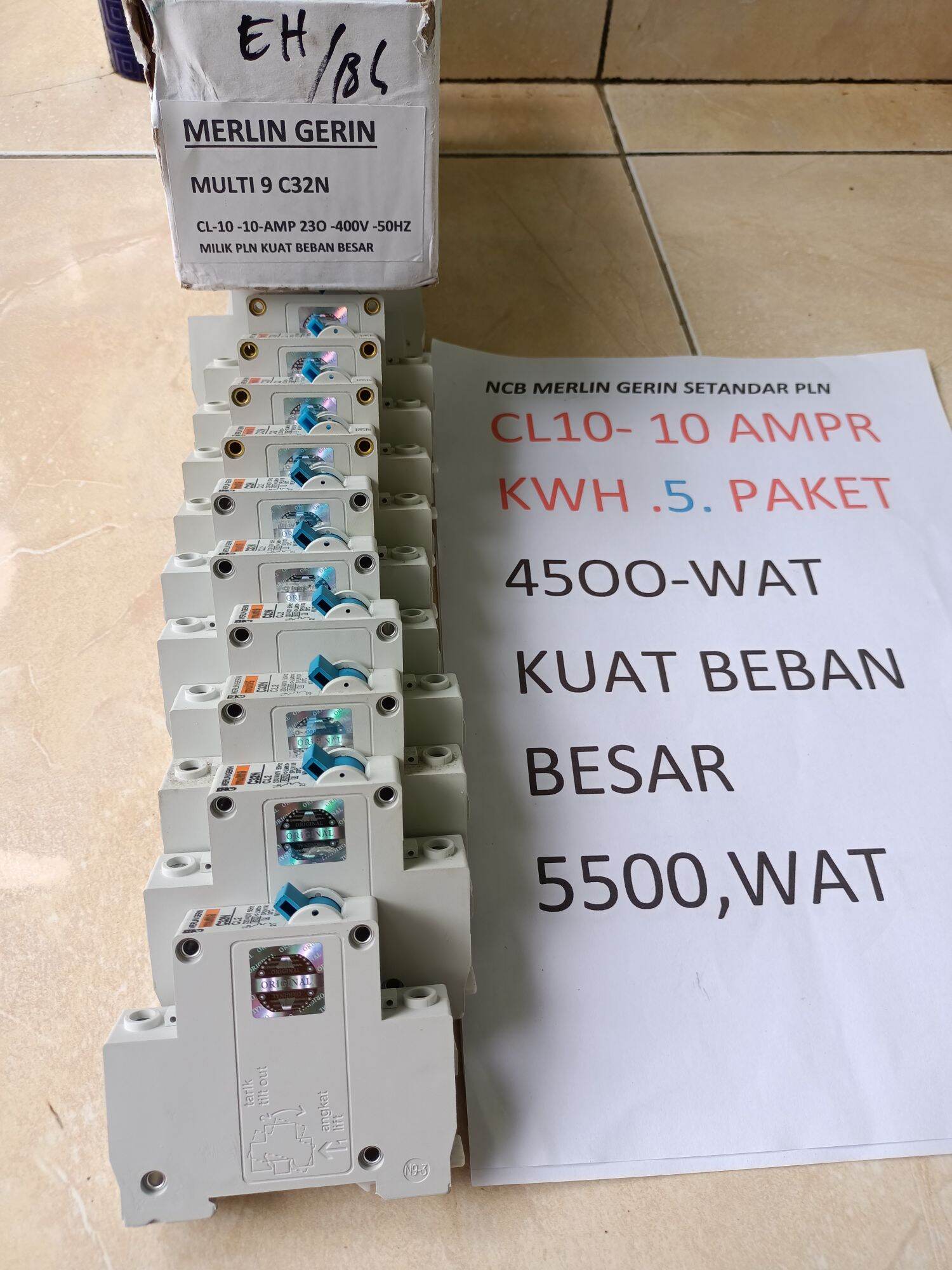 NCB multi setandar PLN CL2 , Cl4, Cl6 Cl 110 1 bok isi 12 pcs/biji ...