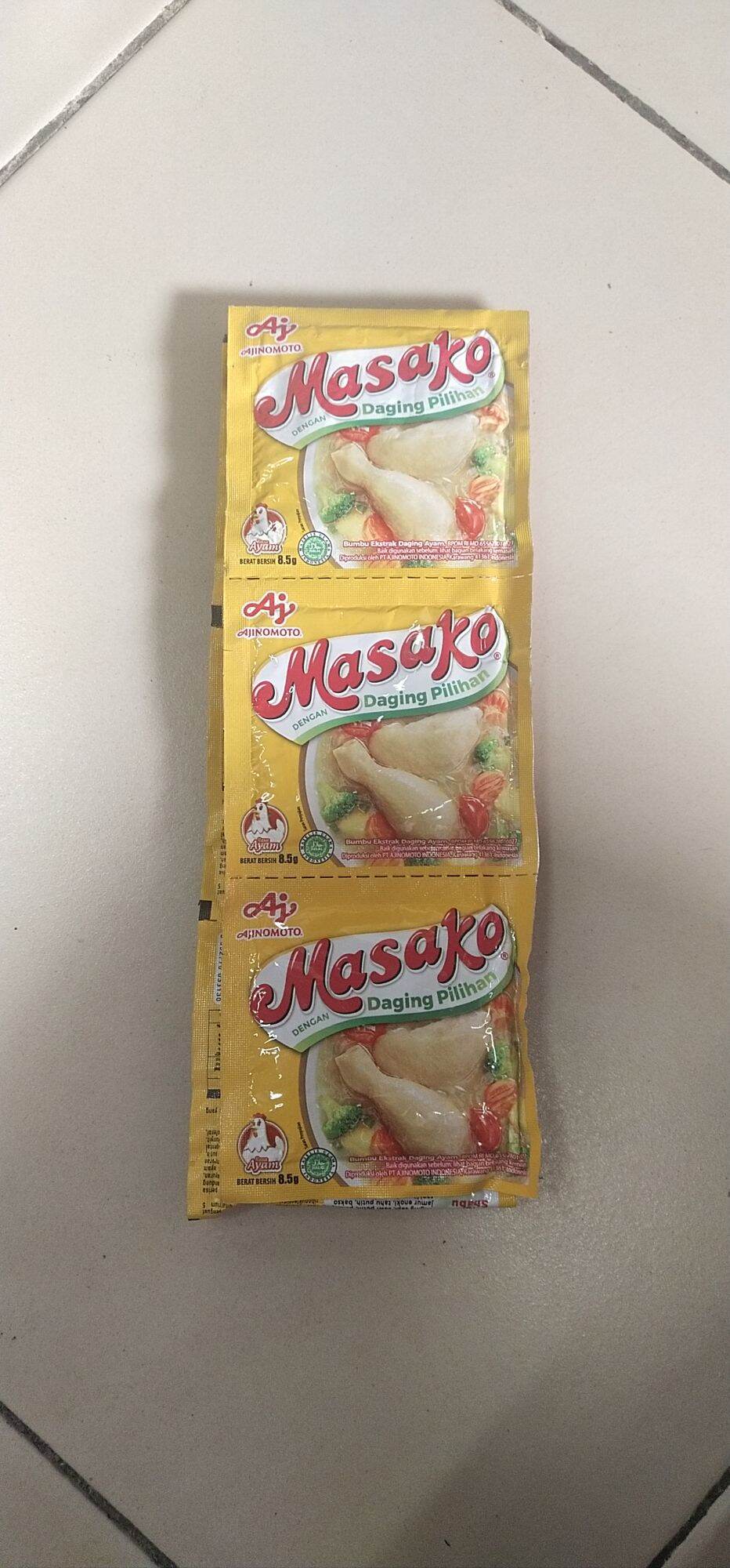 Masako rencengan 8,5 gram (1 renceng isi 12) | Lazada Indonesia