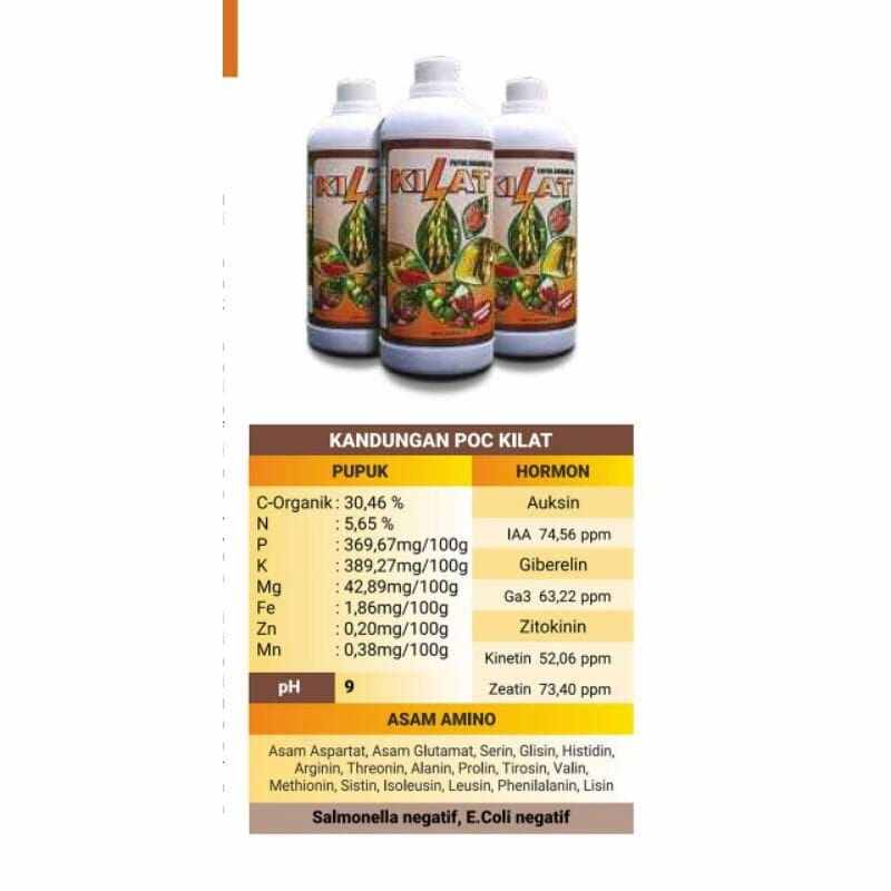pupuk organik cair KILAT mengandung hormon | Lazada Indonesia