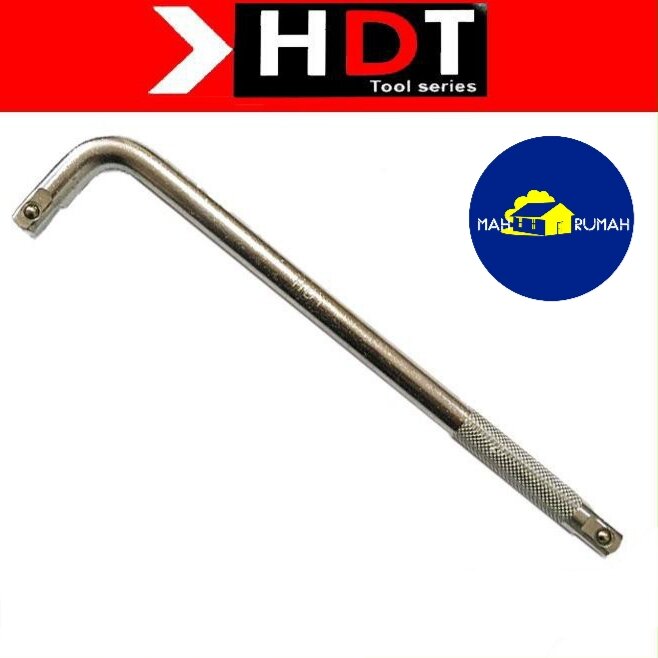 HDT - STANG SOCK L 1/2" x 280mm Gagang Kunci Sok Shock 0.5inch x 28cm ...