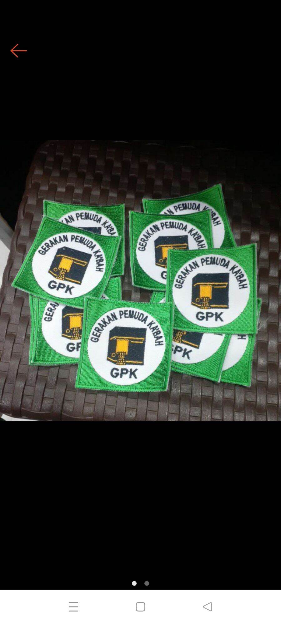 logo bordir GPK/emblem GPK | Lazada Indonesia
