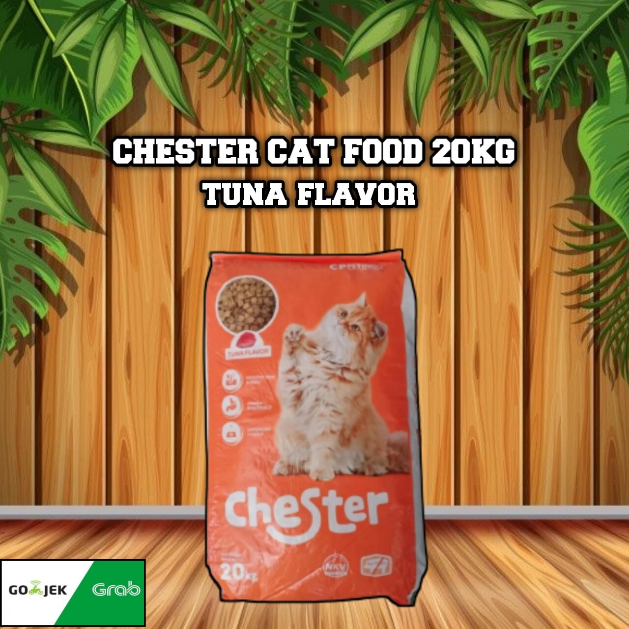 CHESTER CAT FOOD TUNA 20KG ( GRAB/GOSEND ) | Lazada Indonesia