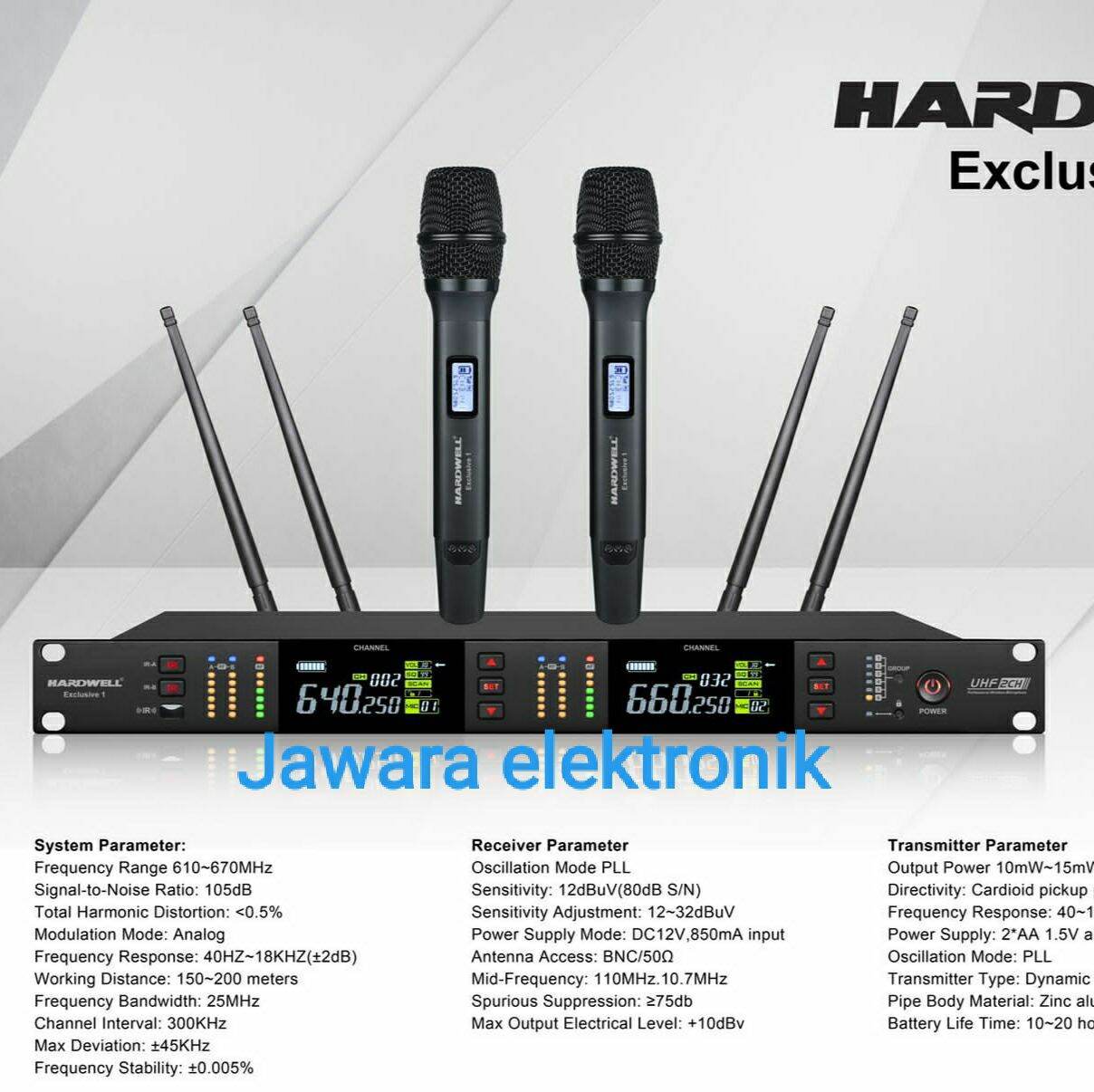 Mic wirelles Hardwell Exclusive 1 original | Lazada Indonesia