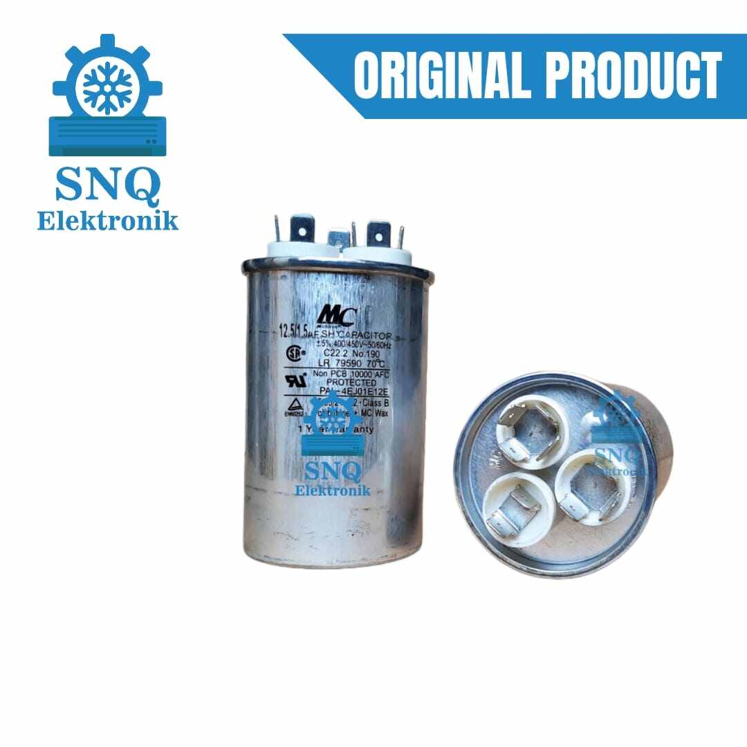 Kapasitor AC 12,5/1,5 uf merk MC - Capasitor AC 1/2 PK 12,5+1,5 uf ...