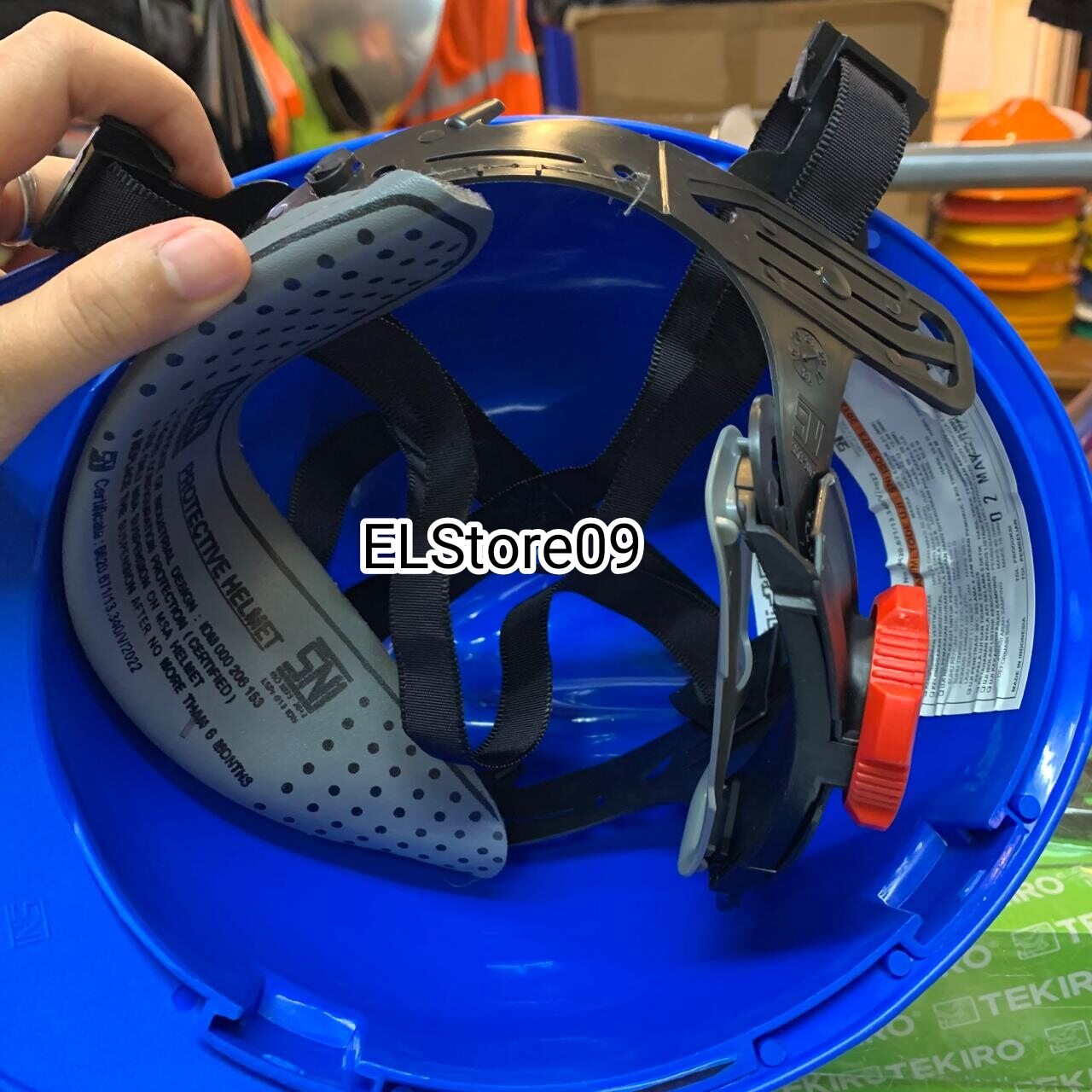 Helm Safety MSA V-Gard Original Fastrack Putar - Safety Helmet Proyek ...