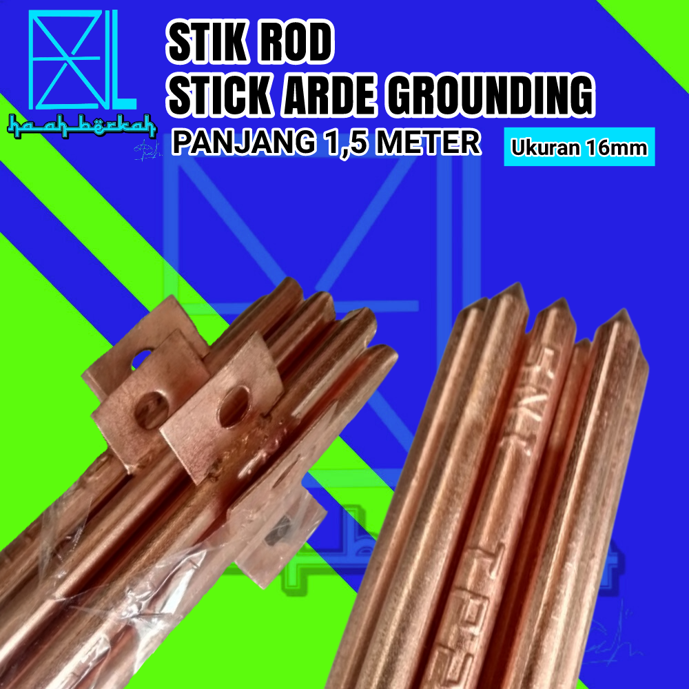 Stick As Grounding Rod 16mm / Stik Arde Grounding Penangkal Petir ...