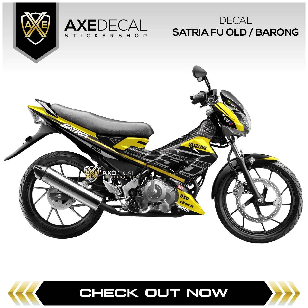Decal Fullbody Satria Fu Barong/old / Stiker Motor Full wrap Suzuki ...