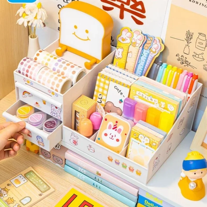 RK8819 Kotak Penyimpanan Laci Makeup Storage Box Organizer | Lazada ...