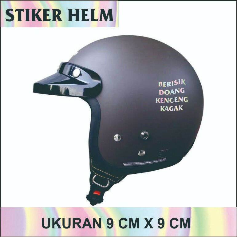 Stiker Sticker Helm/Motor Berisik Doang Kenceng Kagak | Lazada Indonesia