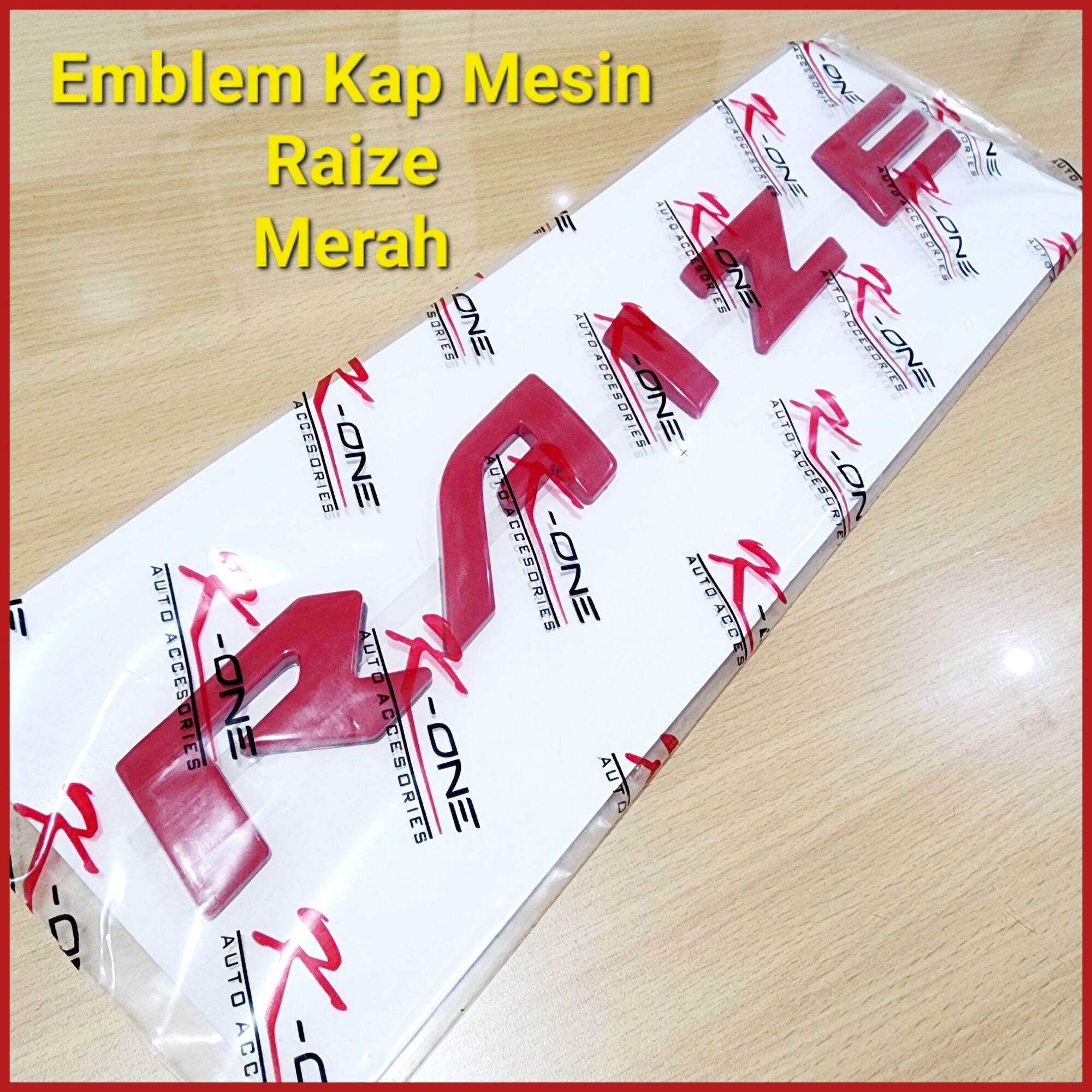 Emblem Kap Mesin Raize Logo Kap Mesin Raize | Lazada Indonesia