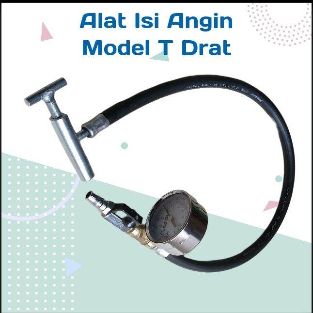 ALAT ISI ANGIN BAN MOBIL MODEL T DRAT | Lazada Indonesia