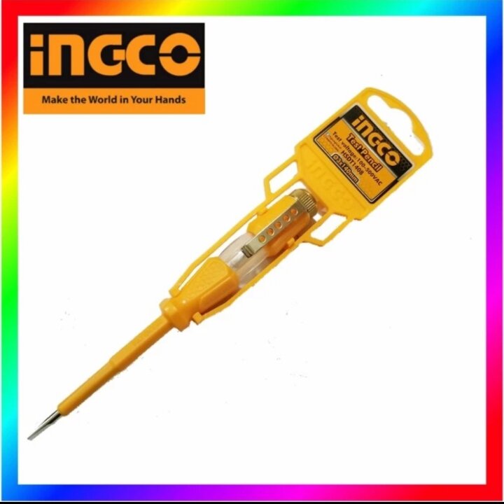 TEST TES PEN TESPEN LISTRIK AC 100 - 500V INGCO | Lazada Indonesia