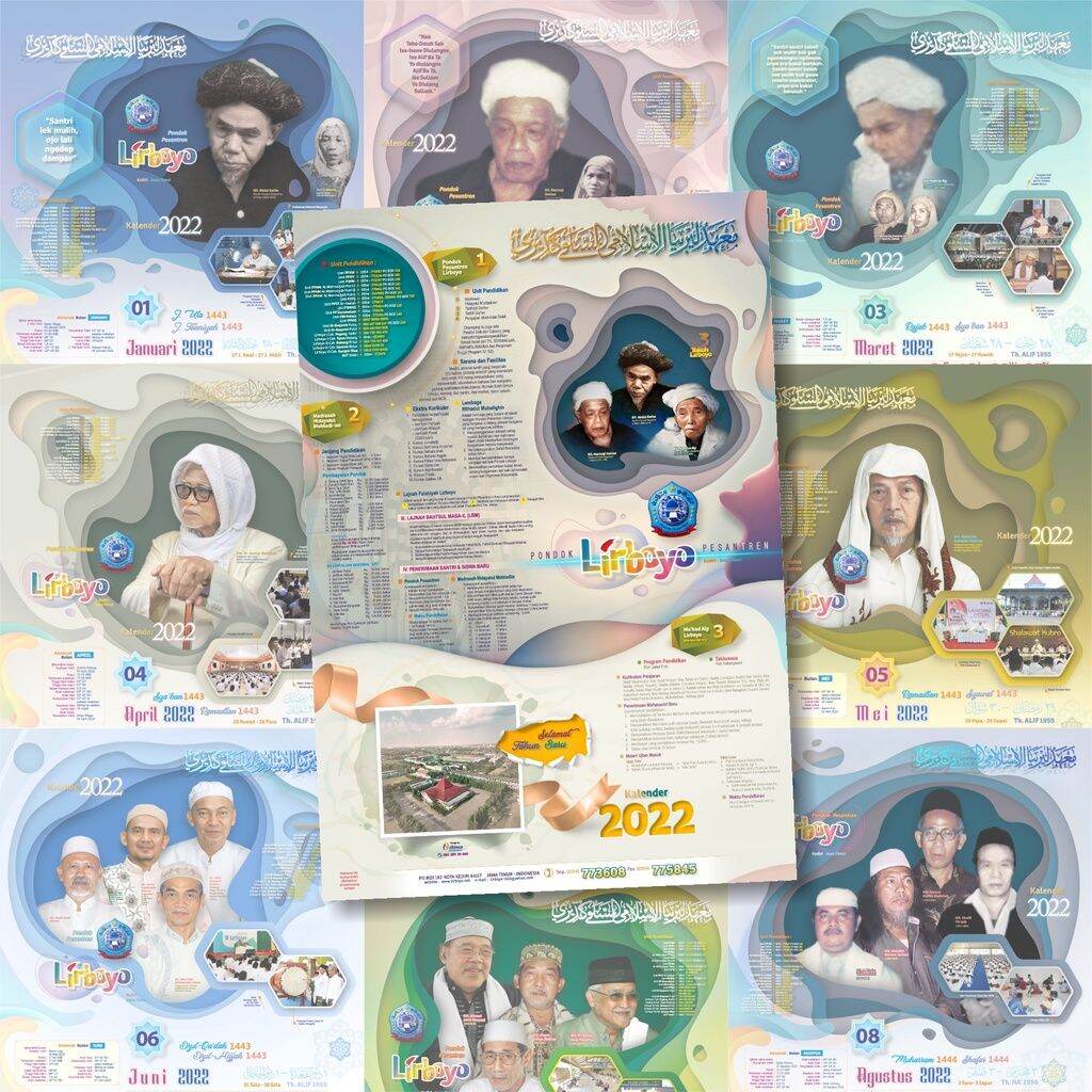 tanggalan kalender terbaru pondok pesantren lirboyo terbaru | Lazada ...