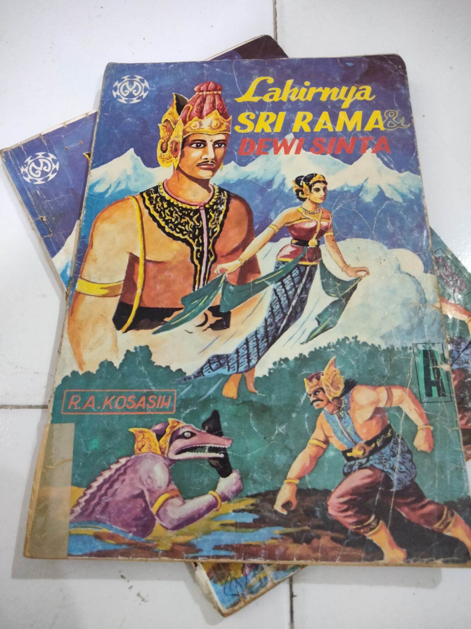 Komik Wayang Lawas Karya RA Kosasih Lahirnya Sri Rama Dan Dewi Sinta A ...