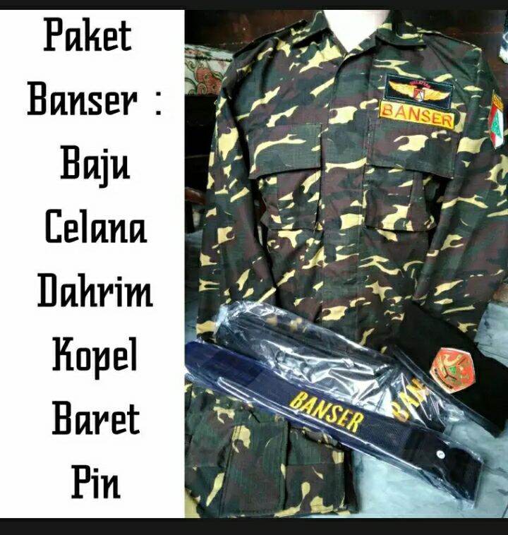 SERAGAM BANSER LENGKAP DORENG NASIONAL RESTOP | Lazada Indonesia
