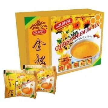 Chrysanthemum INSTANT CHRYSANTHEMUM TEA WITH HONEY GOLDPINE 10 SACHET ...