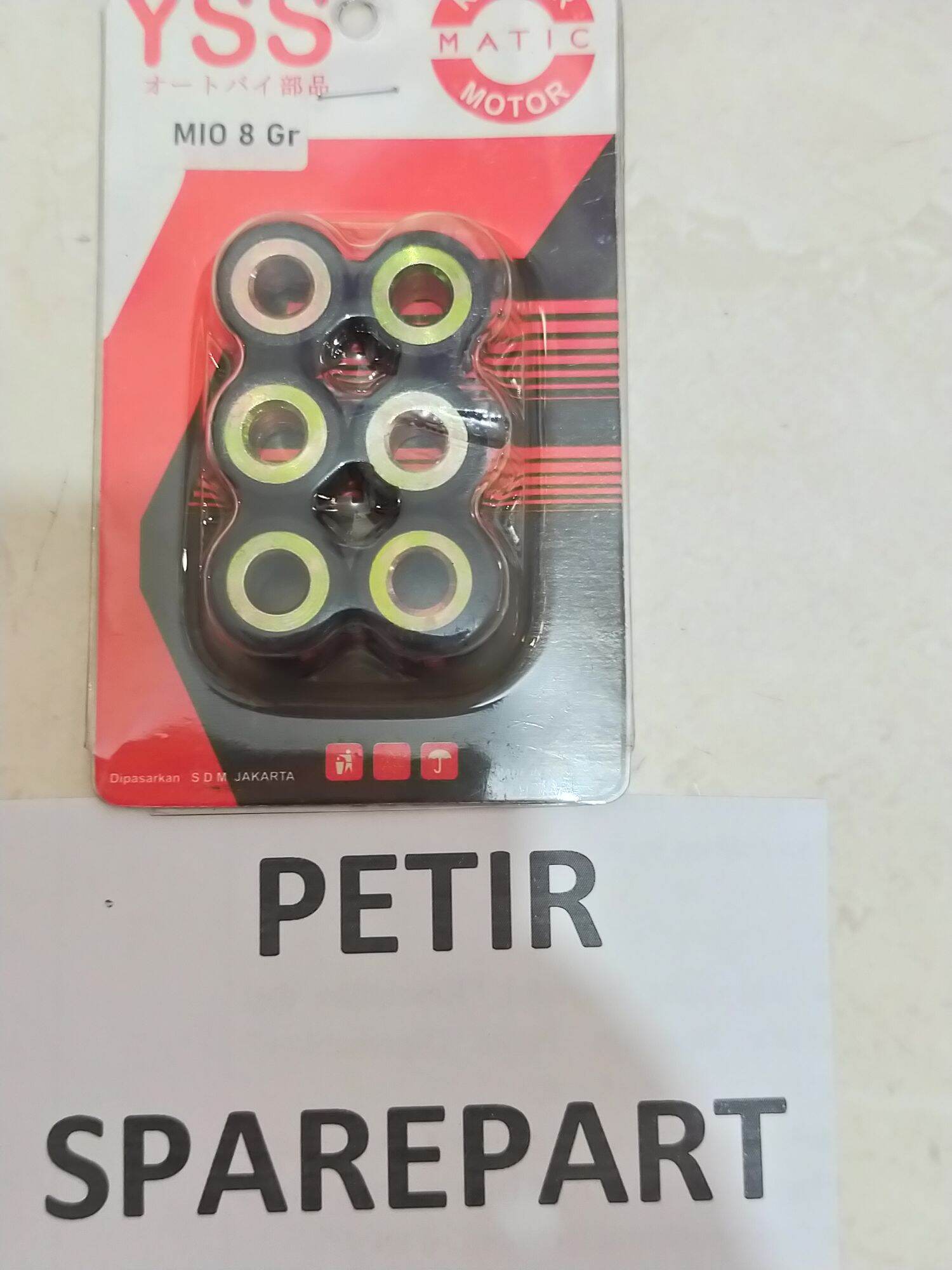 Roller Set MIO Racing 7 / 8 / 9 Gram YSS Roller Mio Karbu Mio Sporty ...