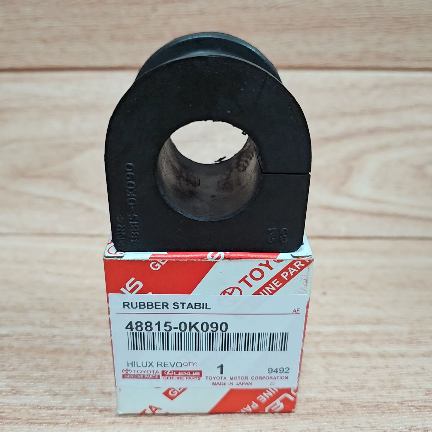 KARET STABIL BUSH STABILIZER DEPAN HILUX REVO FORTUNER VRZ 32MM 48815 ...