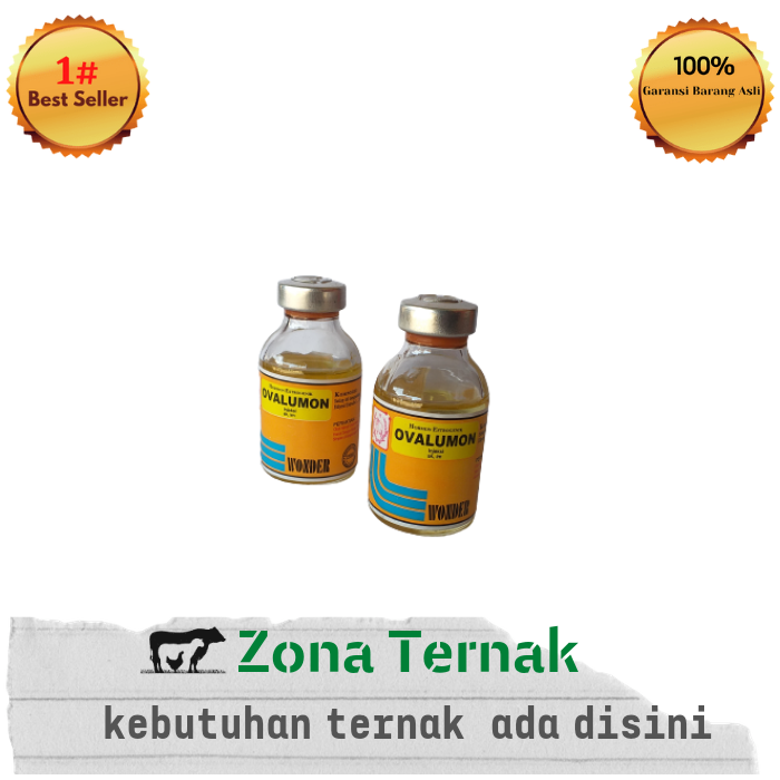 OVALUMON 20 ML - obat birahi pada sapi kambing domba hewan ternak ...