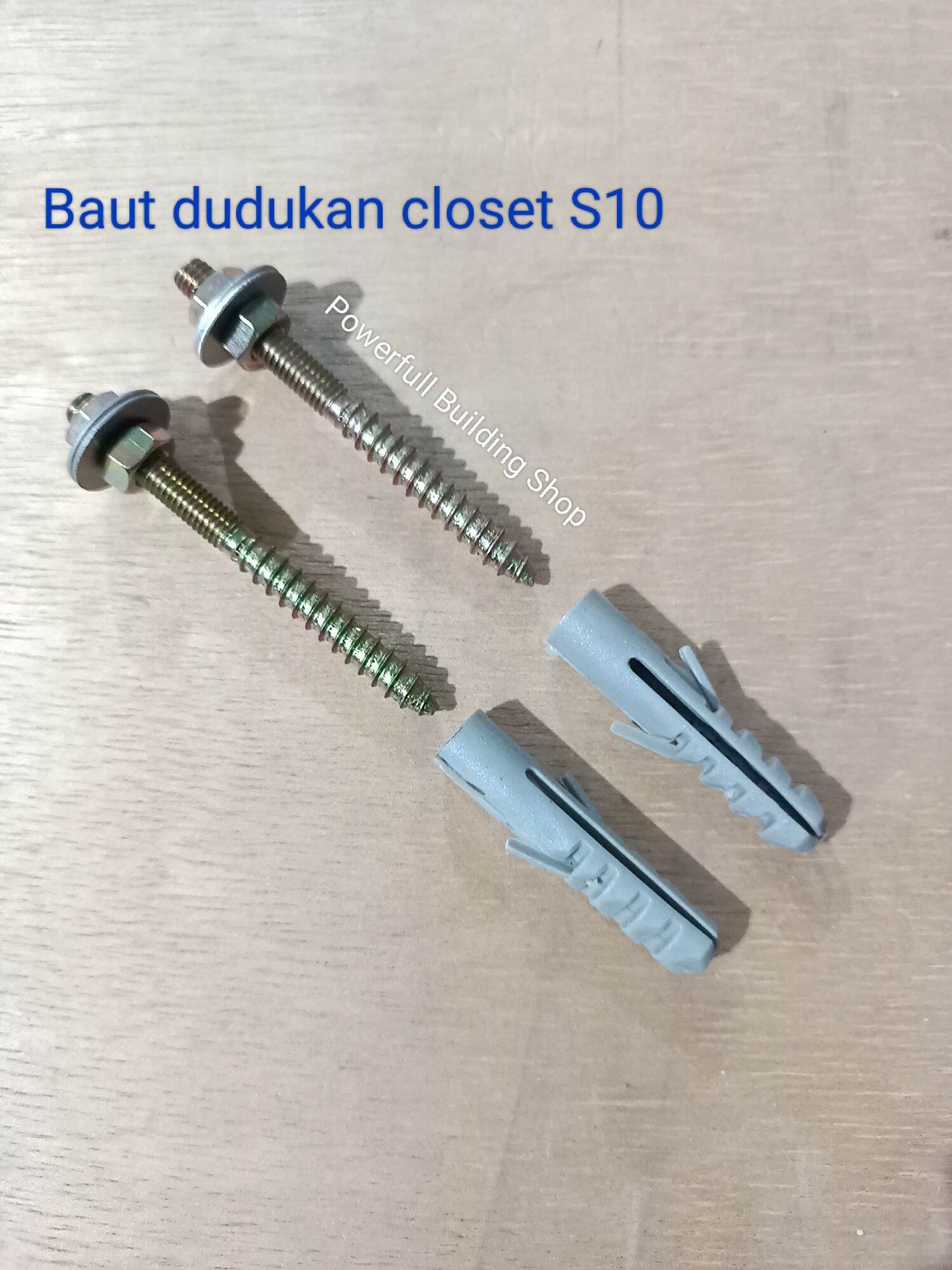 Baut Dudukan closet duduk / Baut kloset duduk S10 | Lazada Indonesia
