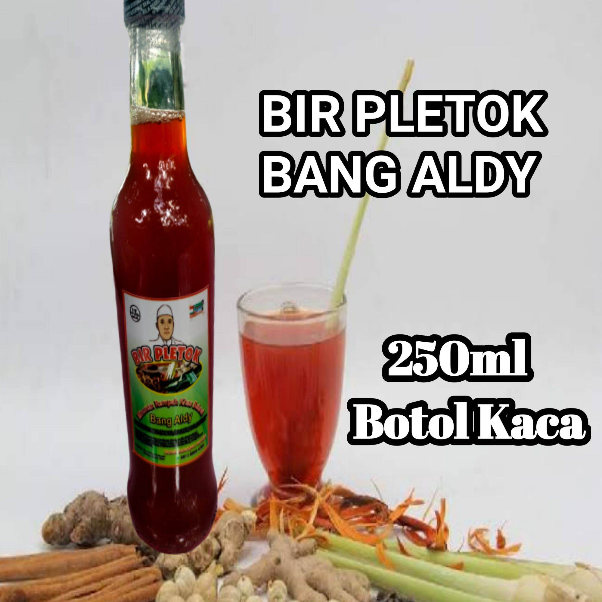 Paket 3 Botol Bir Pletok Betawi Bang Aldy 250ml ( Botol Kaca ) | Lazada ...
