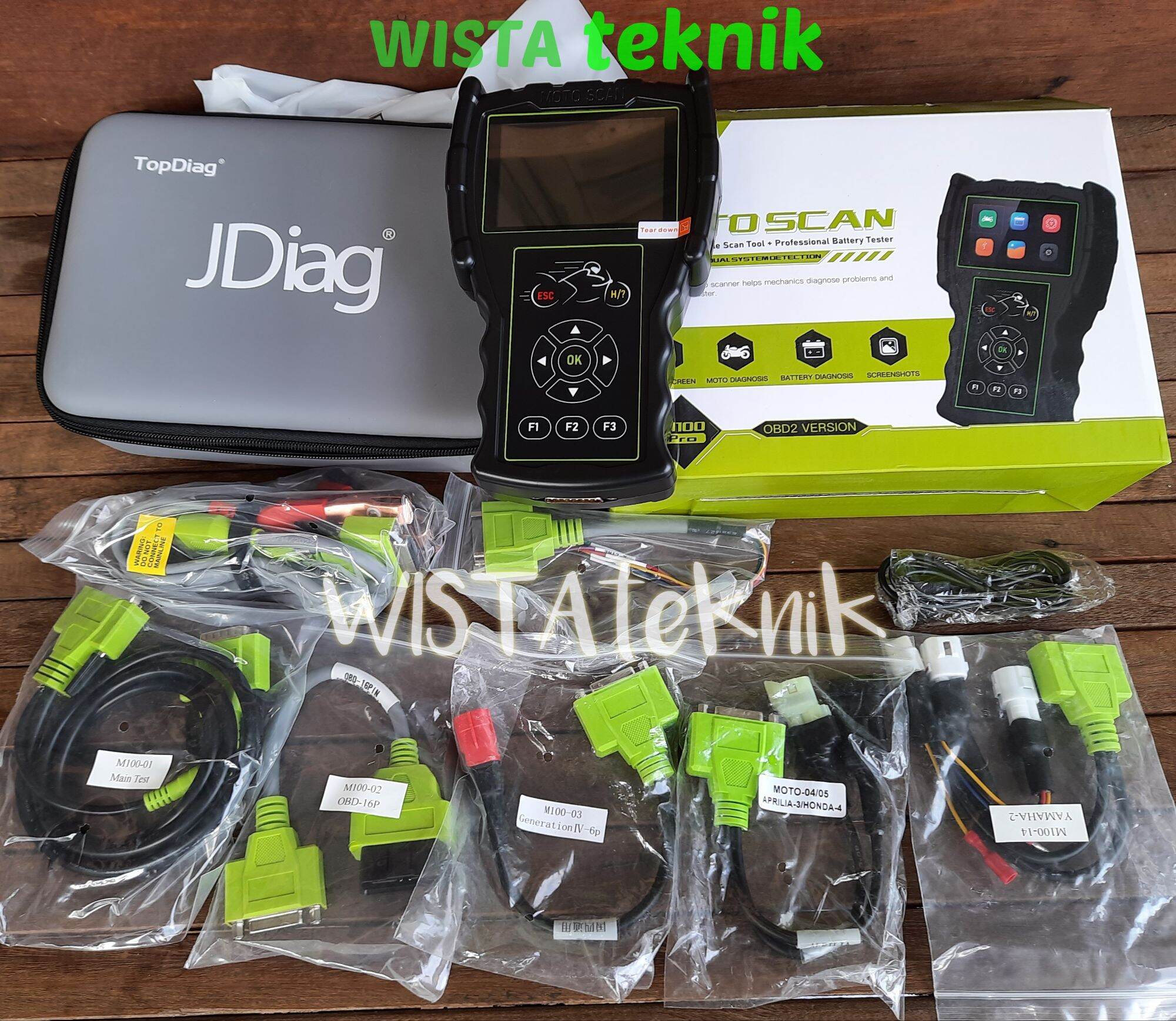 JDIAG M100 PRO VESPA HONDA YAMAHA EURO5 BISA D87 DAN D88 | Lazada Indonesia