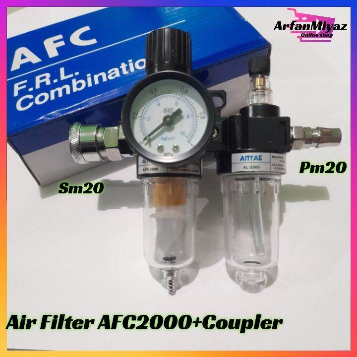 Air Filter Regulator Kompresor AFC-2000 Plus Coupler Filter Udara ...
