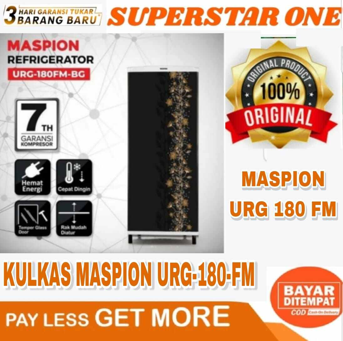 Kulkas Maspion URG-180-FM Kulkas 1 pintu Maspion URG 180 FM | Lazada Indonesia