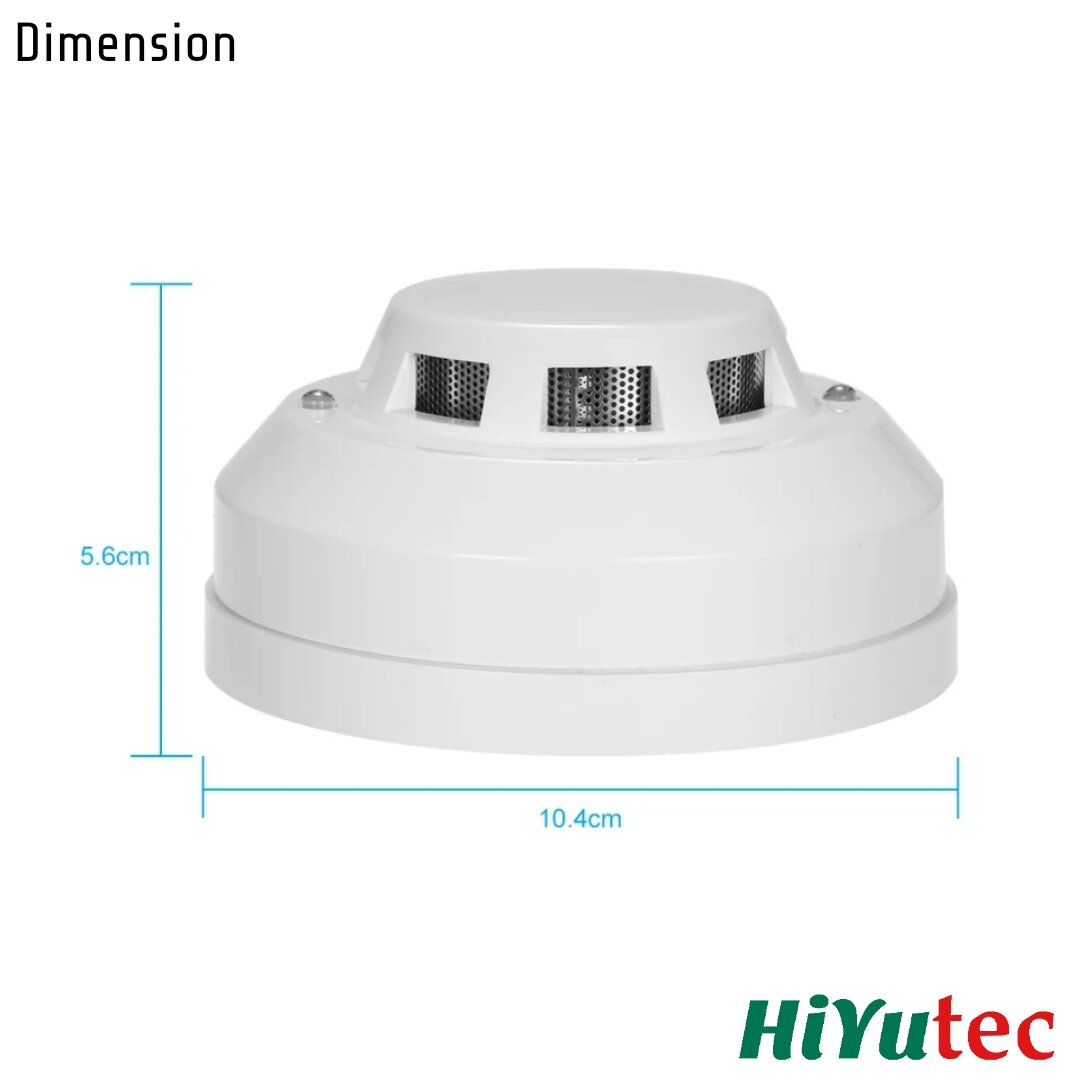 Photoelectric Smoke Detector DC 12V 24V 4 wire 2 wire Fire Alarm System ...