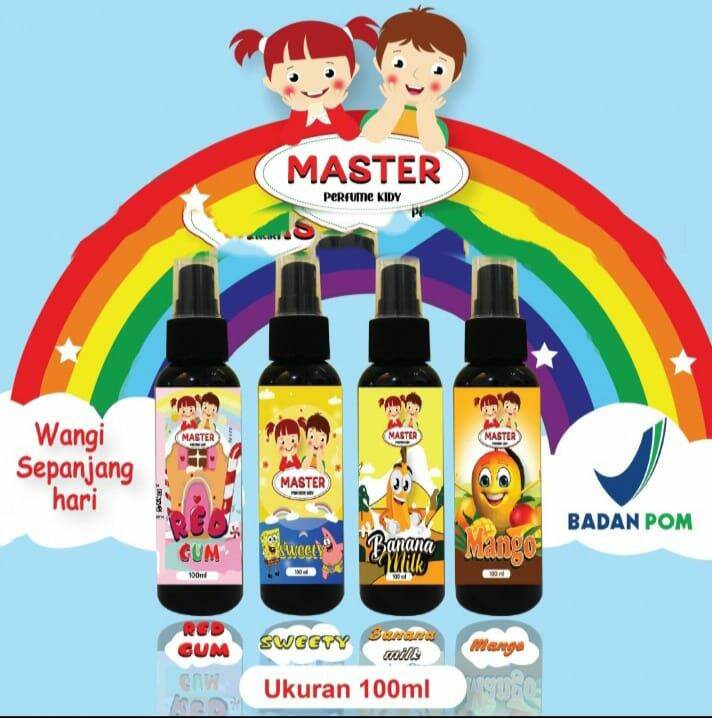 Master Perfume Kidy Parfum anak kids BPOM 100ml-parfum anak sekolah ...