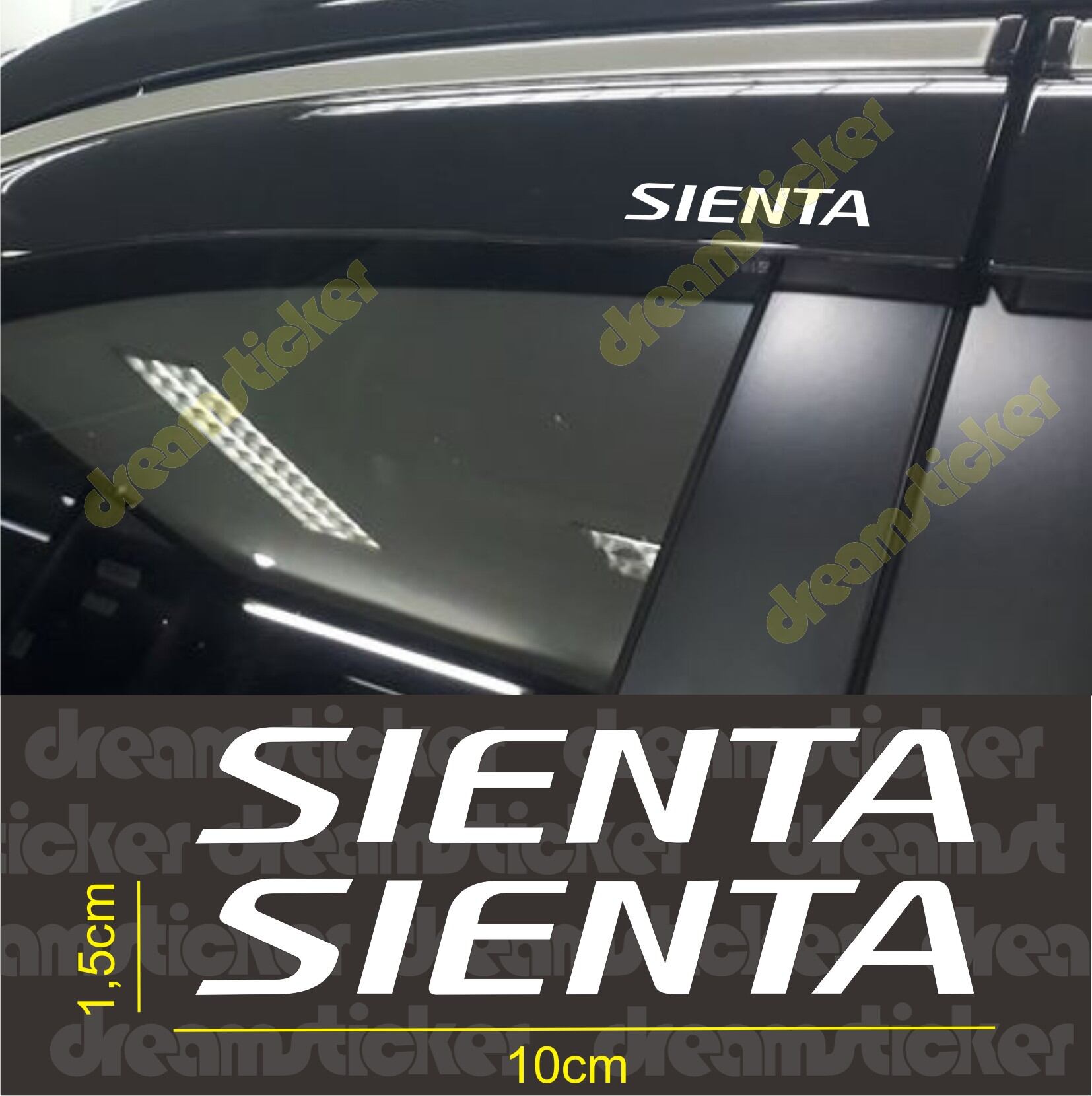 Cutting Sticker Talang Air Mobil Toyota Sienta Stiker Car | Lazada ...