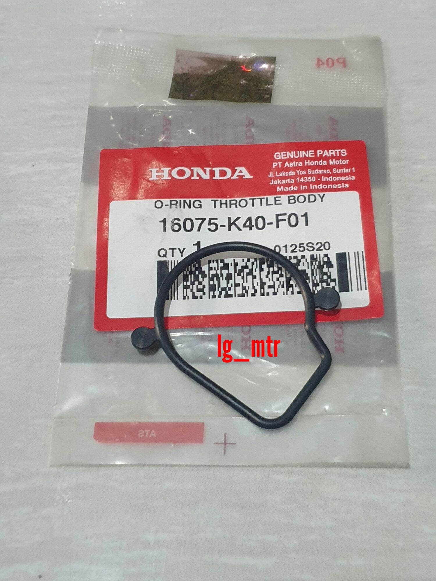 O RING THROTTLE BODY SONIC 150 GTR 150 CB CBR 150 R LED 16075-K40-F01 ...