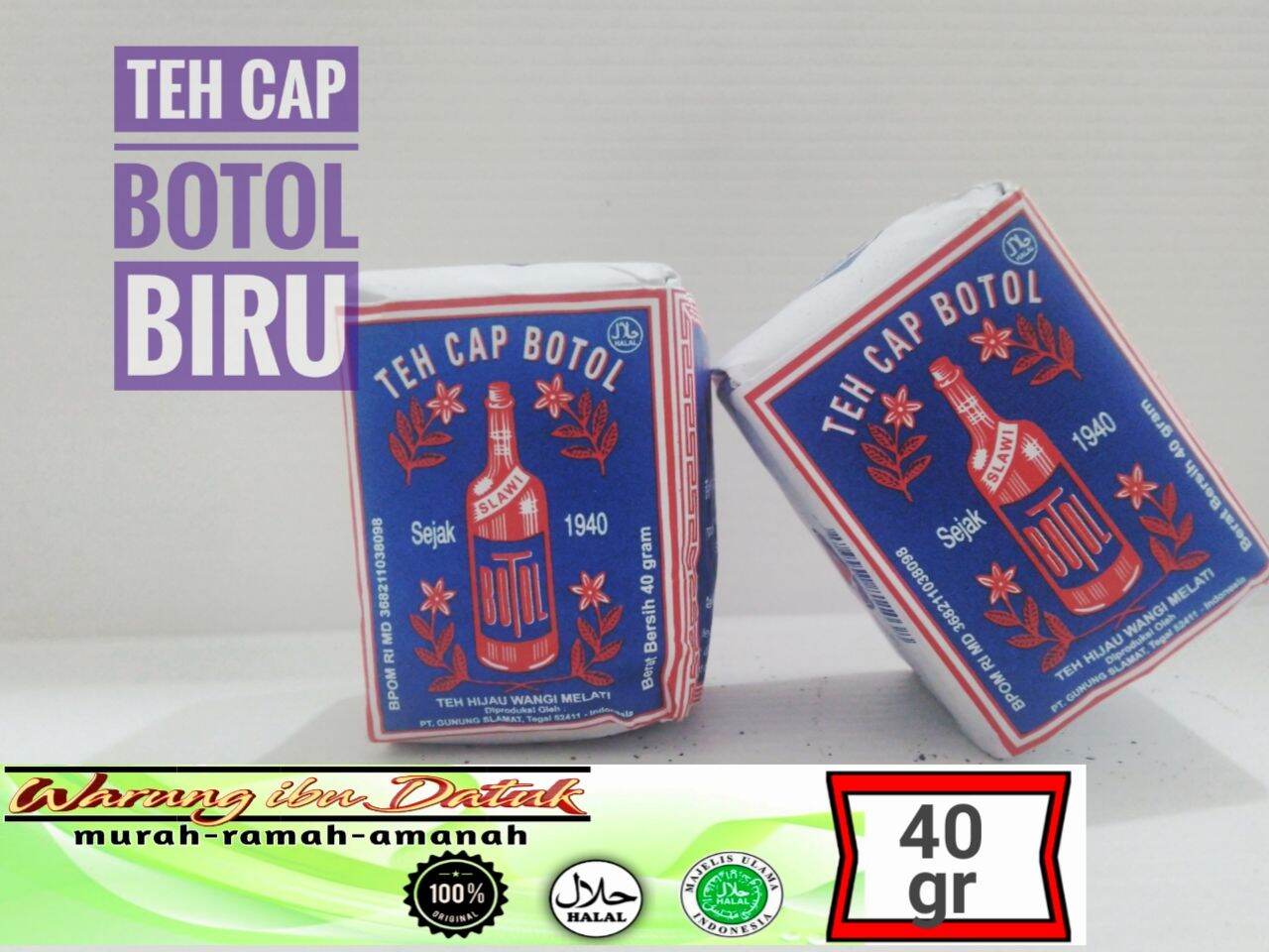 Teh Bubuk Teh Serbuk Teh Cap BOTOL BIRU | Lazada Indonesia