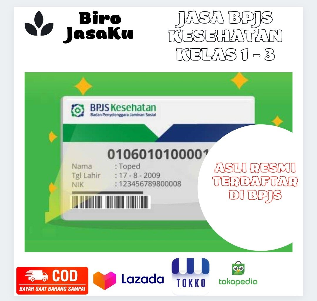 Biro Jasa Daftar BPJS KESEHATAN KELAS 1-3 ( Asli Resmi ) | Lazada Indonesia