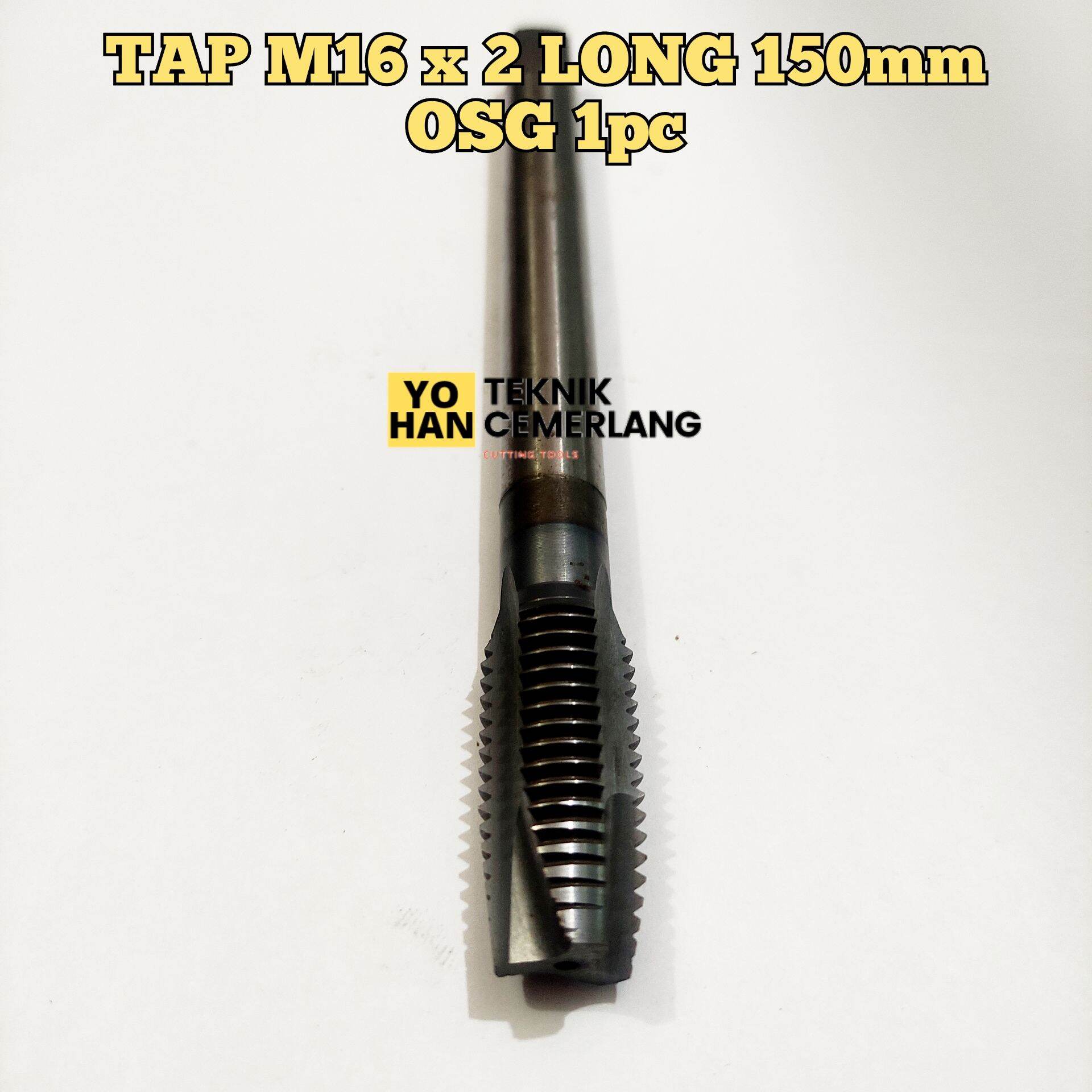 Osg Tap M16 x 2 HandTap Mesin Ulir Drat M16x2 Long Tap 150mm | Lazada ...