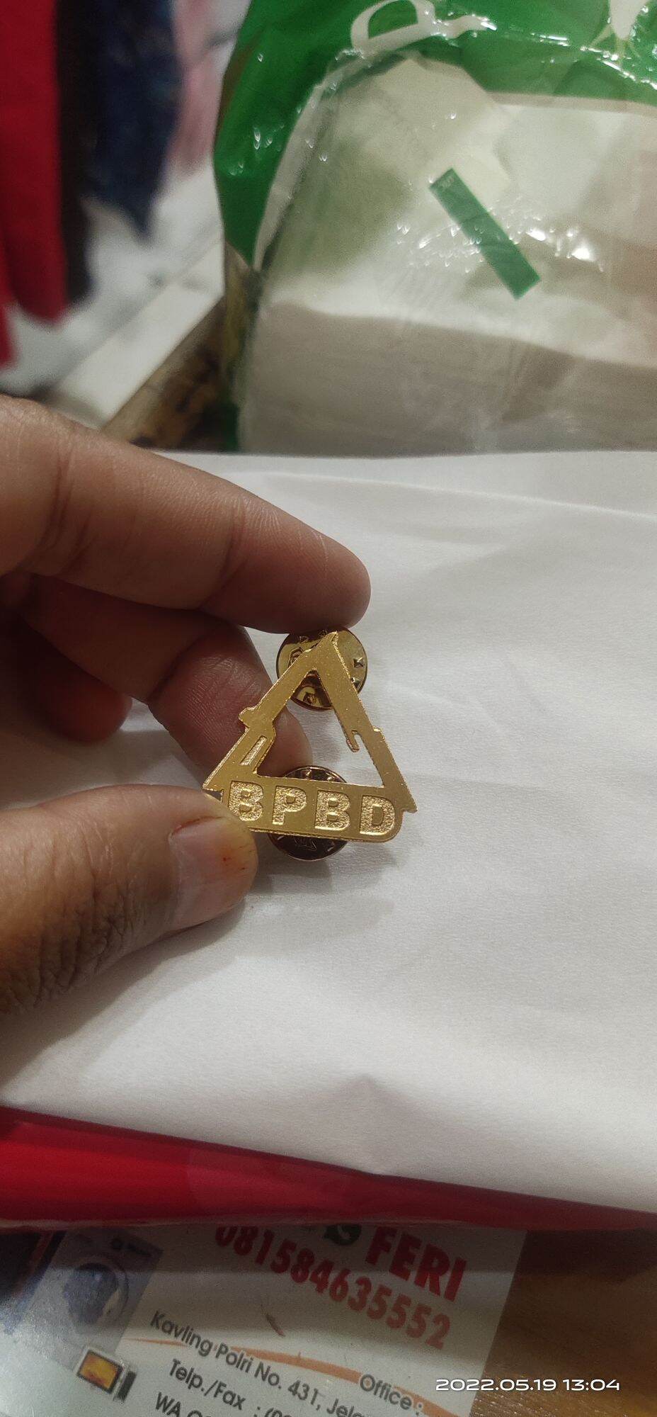 pin BPBD segitiga | Lazada Indonesia