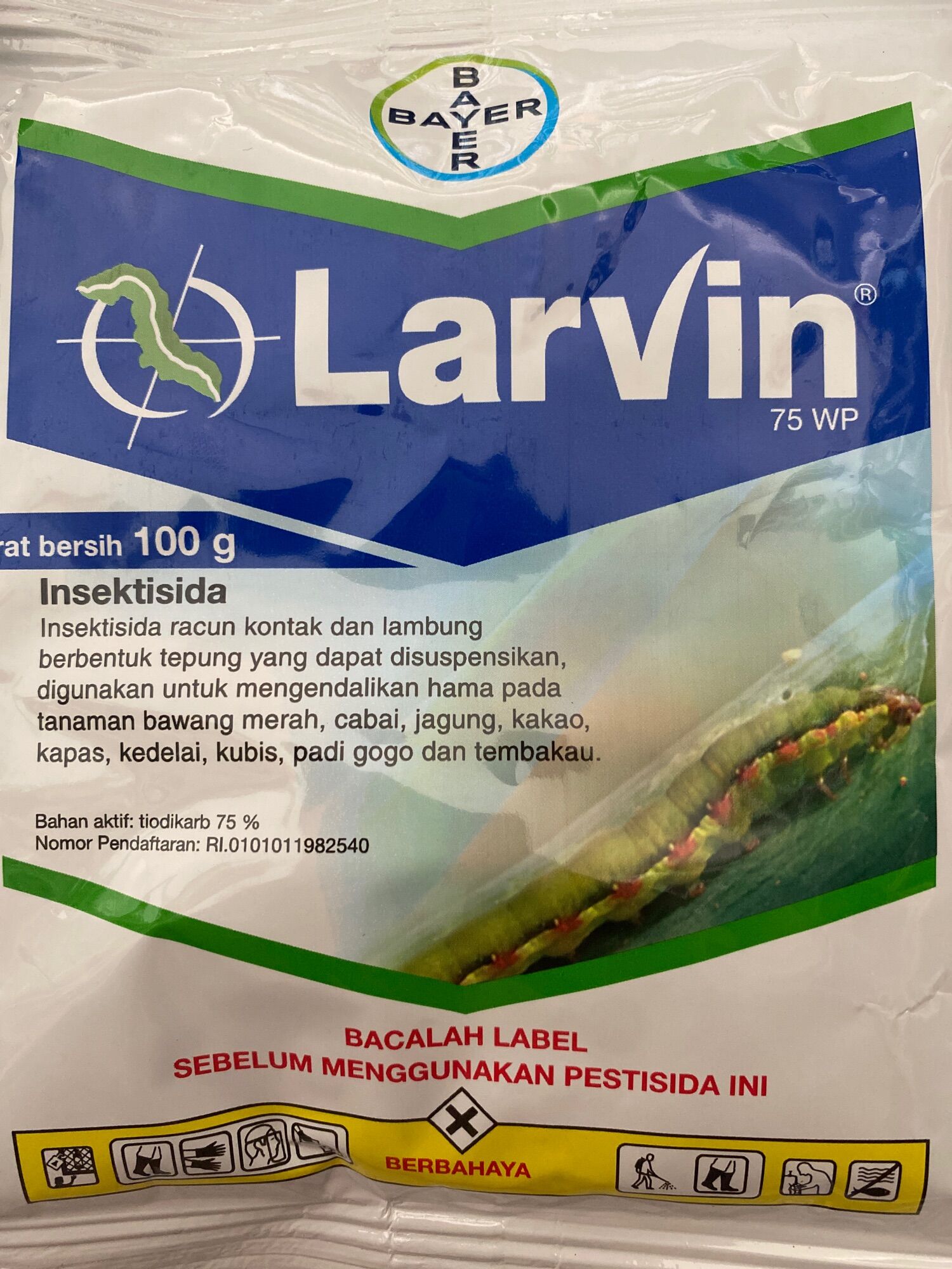 Insektisida LARVIN 100gram | Lazada Indonesia