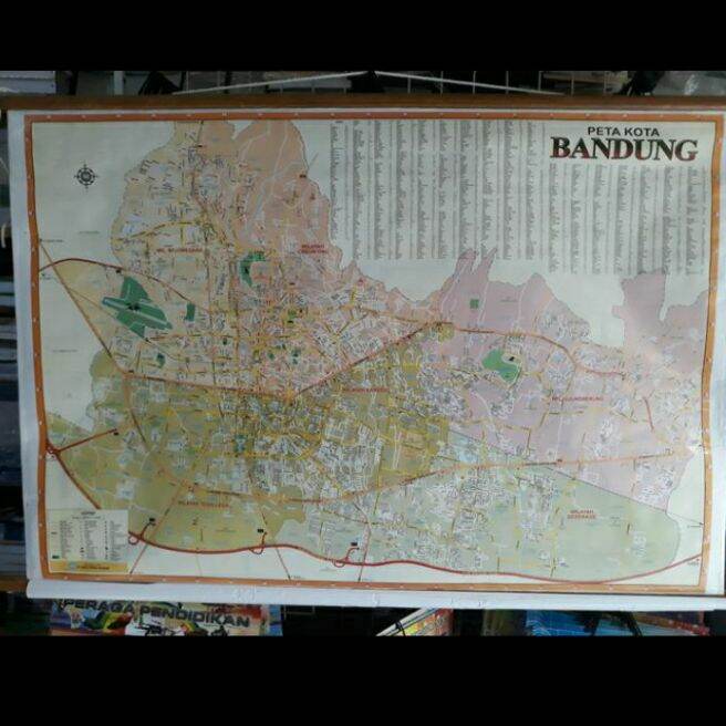 PETA KOTA BANDUNG BINGKAI | Lazada Indonesia