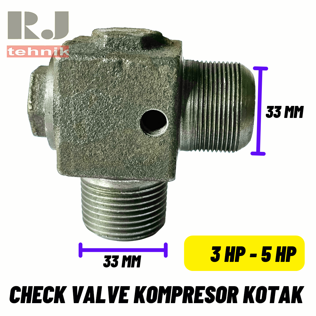 Nepel Check Valve Kompresor Kotak Angin 3 HP - 5 HP Spare Part ...